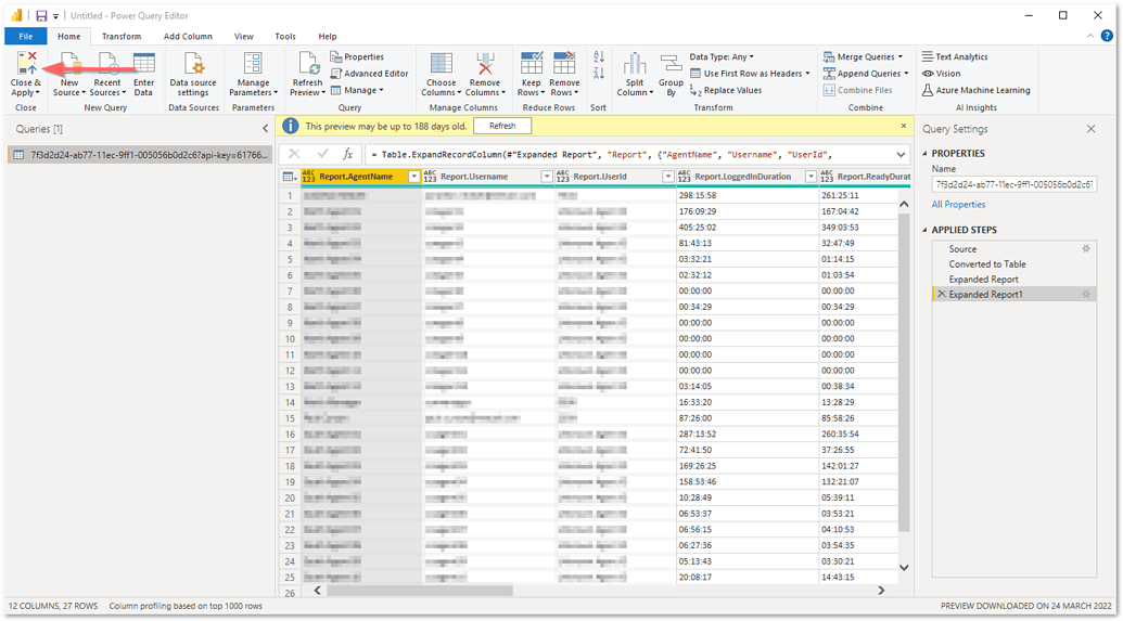 Hints and Tips - Using the Liberty Converse Report API - Liberty ...